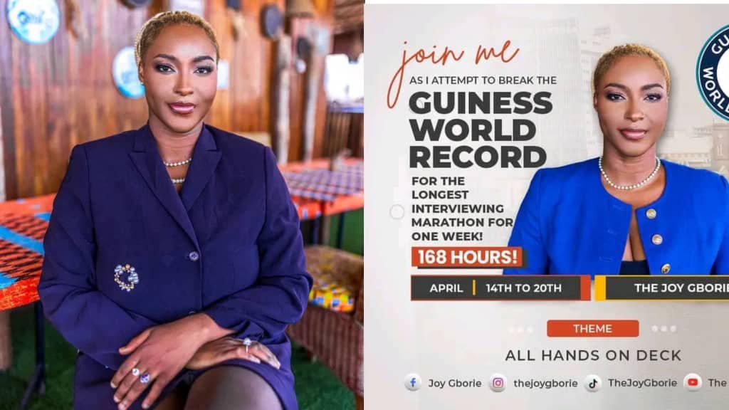 Joy Gborie Aims to Break Interview Marathon World Record